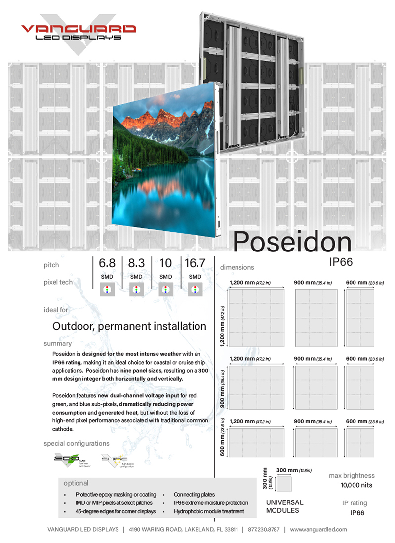 Outdoor LED Display Video Screens & Panels | Vanguard LED Displays